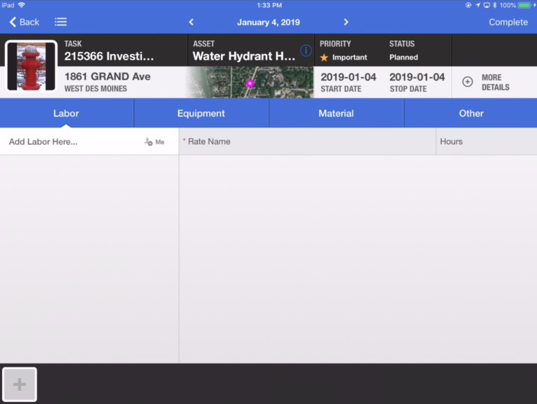 Cartegraph for iPad | AGL | Applied GeoLogics Inc.
